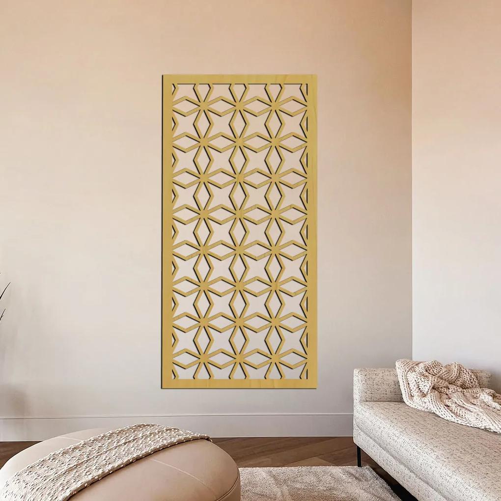 dřevo života Dekorační panel na stěnu STARS Rozměry (cm): 40x80, Barevný vzor: Ořech
