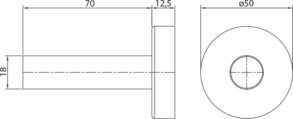 Bruckner Wicher krycí rozeta kulatá pár černá mat 600.316.6