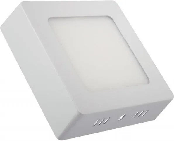 BRG Prisadený LED panel 6W Studená biela, biely rám
