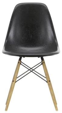 Eames Fiberglass chair DSW medový jasan tmavě šedá Vitra