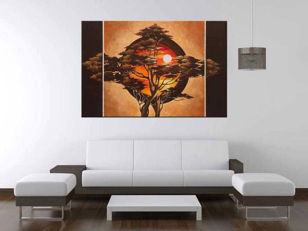 Gario Ručně malovaný obraz Sférický strom Rozměry: 70 x 100 cm