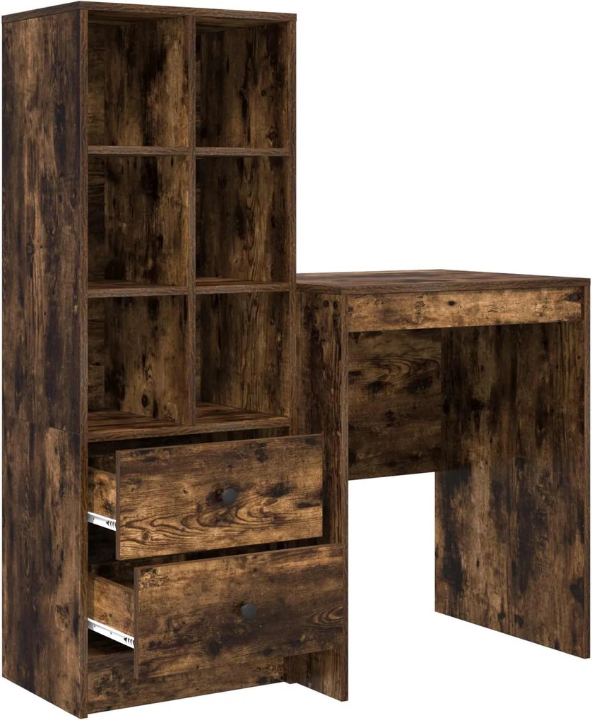 Stůl Kouřový dub 105,5 x 50 x 127 cm 2 ks 3337341