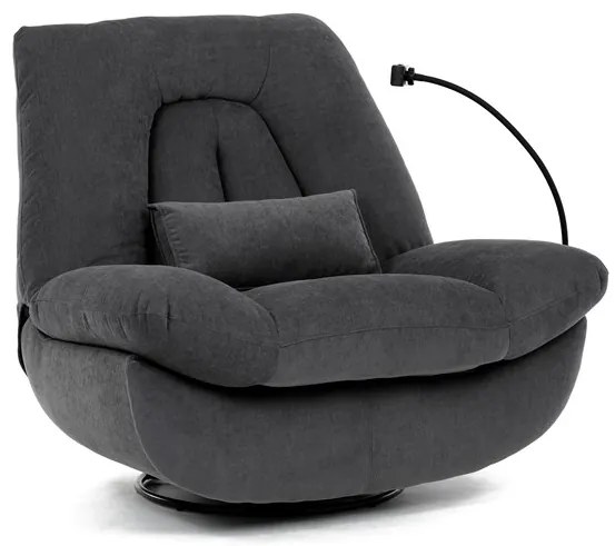 Autronic TV křeslo s elektrickým polohováním TV-7089 GREY2 Barva potahu: Šedá