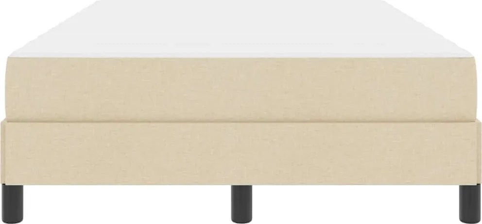 Postel s boxspringem Krémová 120 x 190 cm textil 3398477