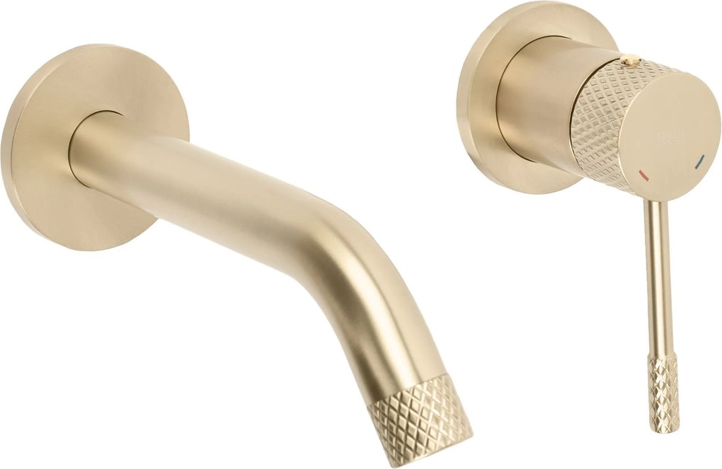 Rea Venti, podomítková umyvadlová baterie, zlatá matná, REA-B9644