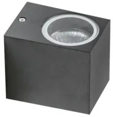 Venkovní nástěnné osvětlení Rimini 1 Square tmavě šedá