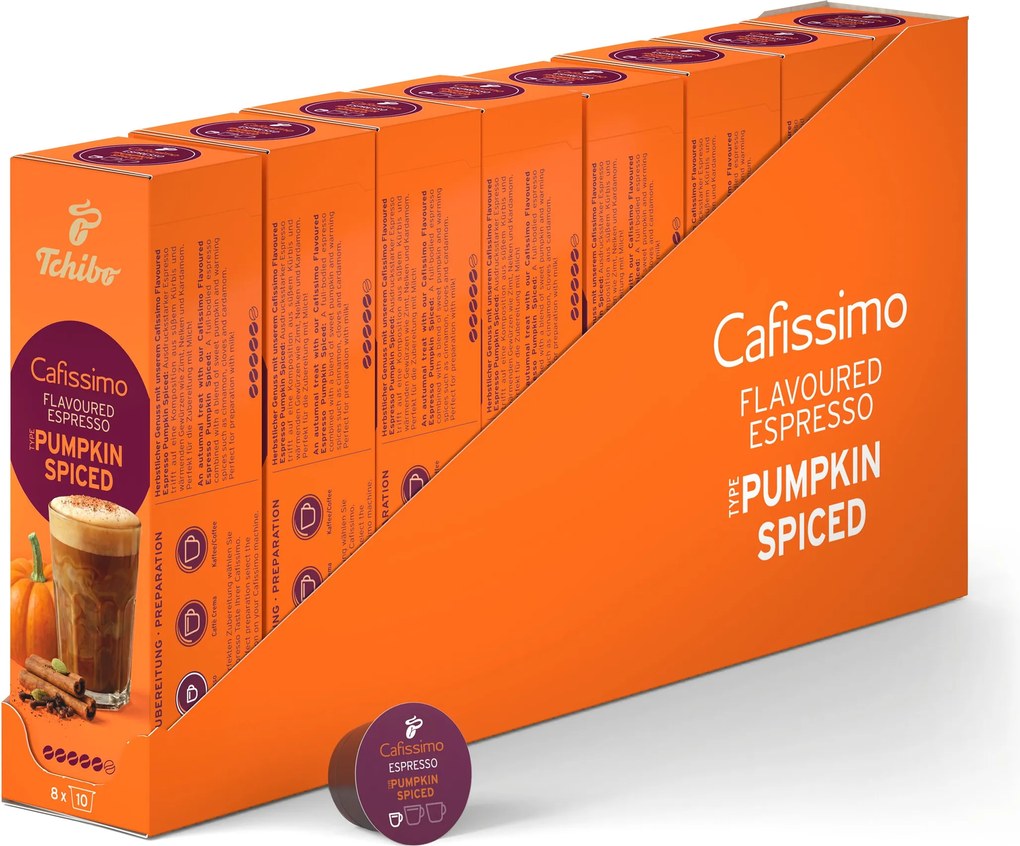 Cafissimo Flavoured Espresso − Pumpkin Spiced − 80 kapslí - Intenzita: 5/6