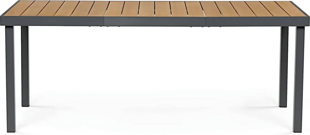 Zahradní stůl KAMPA - polywood / šedá hliníková konstrukce