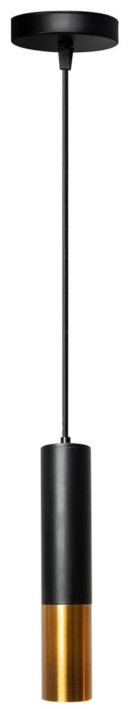 Toolight - Závěsné svítidlo GU10 60W, APP469-1CP, černá-zlatá, OSW-00604