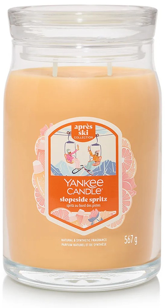 Yankee Candle Vonná svíčka velká Signature Slopeside Spritz, 567 g, L