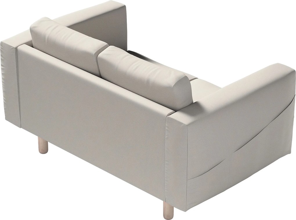 Potah na pohovku IKEA Norsborg 2-místná barva šedá látka pletený vzor