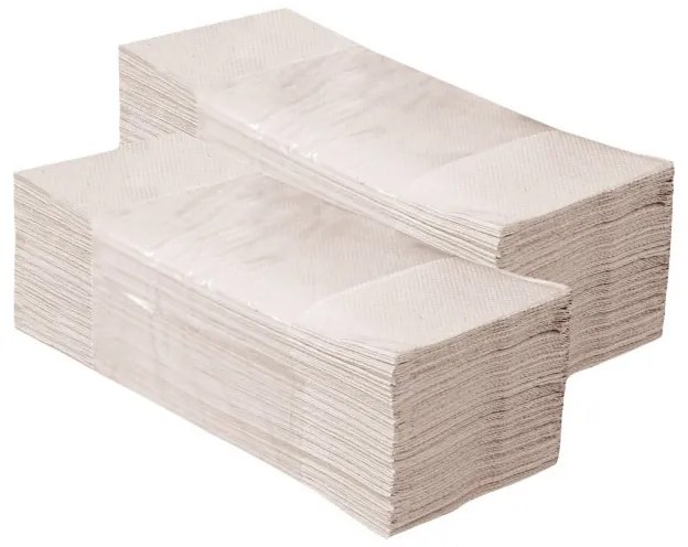 Merida Skládané papírové ručníky, jednovrstvé, 5000 ks, šedé