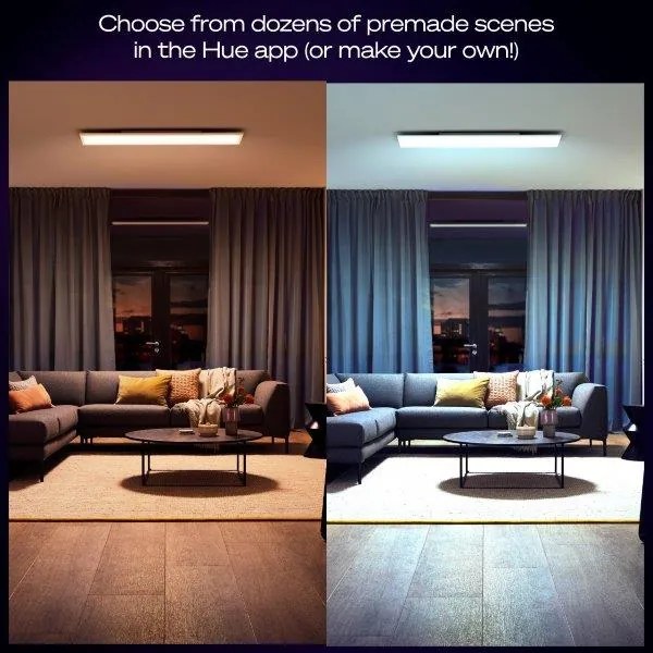 8720169328952 Philips Hue White Ambiance Aurelle stropní panel LED 300x1200mm 39W/3750lm 2200-6500K bílá bluetooth