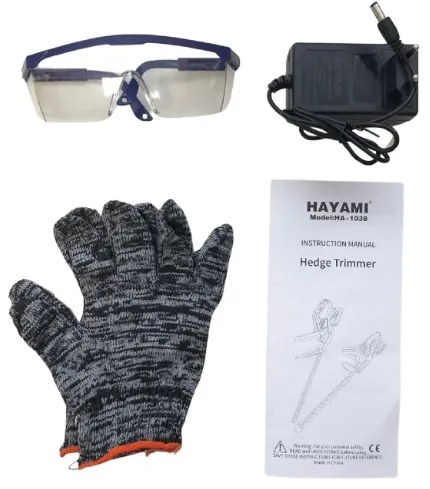 Akumulátorové nůžky na živý plot HAYAMI HA-1038 + 2 baterie + příslušenství