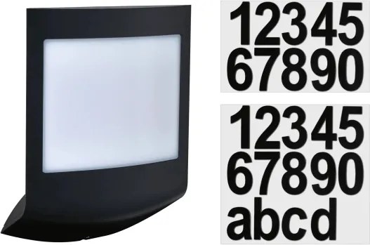 Paulmann 94513 - RGBW LED/8,2W IP44 Stmívatelné domovní číslo PADEA 230V