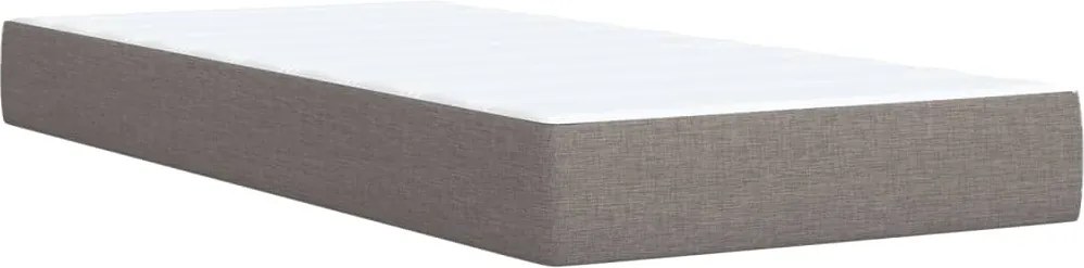 Box spring postel s matrací taupe 80x200 cm textil 3290333
