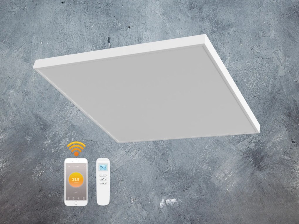 Stropní Infrapanel CEILING PRO 400W WiFi | Výhřevnost 8 m² | 60×60 cm | Termostat na DO + WiFi