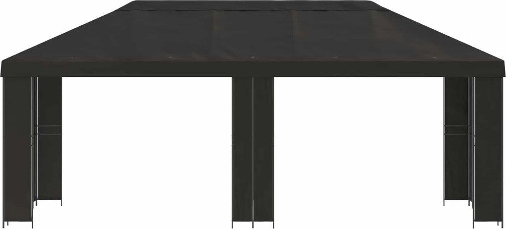 Zahradní altán 6 x 3 m Antracitová Polyester a ocel 190 gsm 3376009
