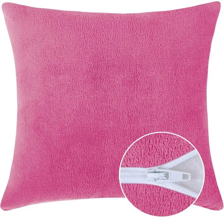 Bellatex Povláček MIKRO jednobarevný Růžová 40x40 cm