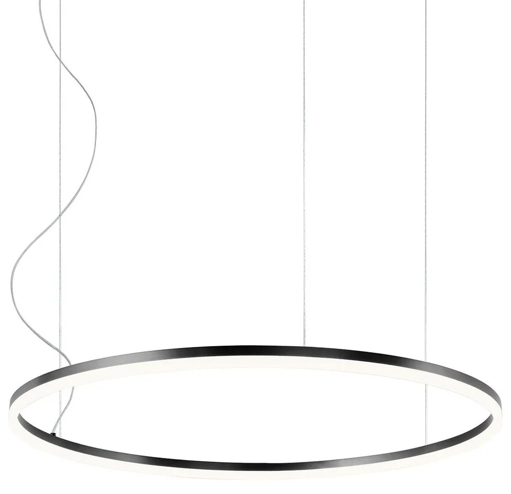 Redo Group 01-1949-DALI Orbit direct, závěsné kruhové svítidlo, 55W LED 3000K stmívatelné DALI, černá, prům. 80cm