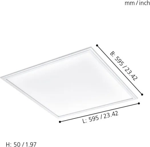 Eglo 33204 - LED RGBW Stmívatelné svítidlo SALOBRENA-C LED/34W/230V + DO