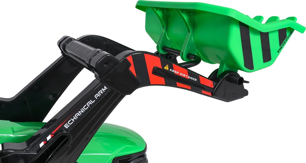 Ramiz MEGA traktor D68 s přívěsem zelený