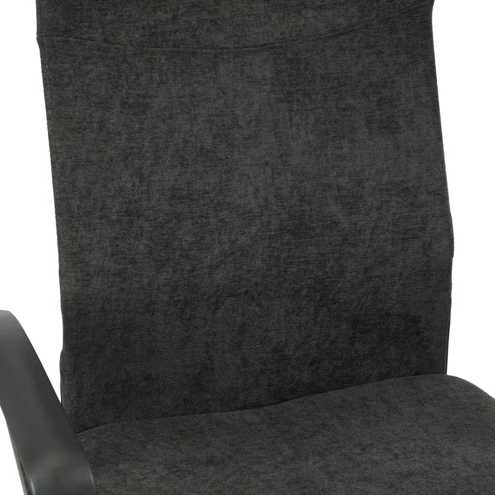 Kancelářská otočná židle NALEM — látka, černá