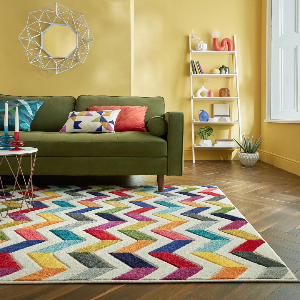 Flair Rugs, Kusový koberec Spectrum Bolero Multi, 120x170, vícebarevná, ložnice