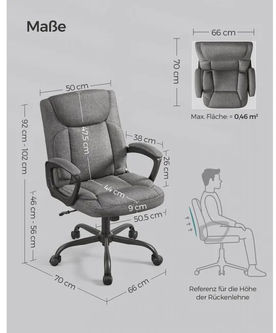 Kancelářská židle OBG040G01