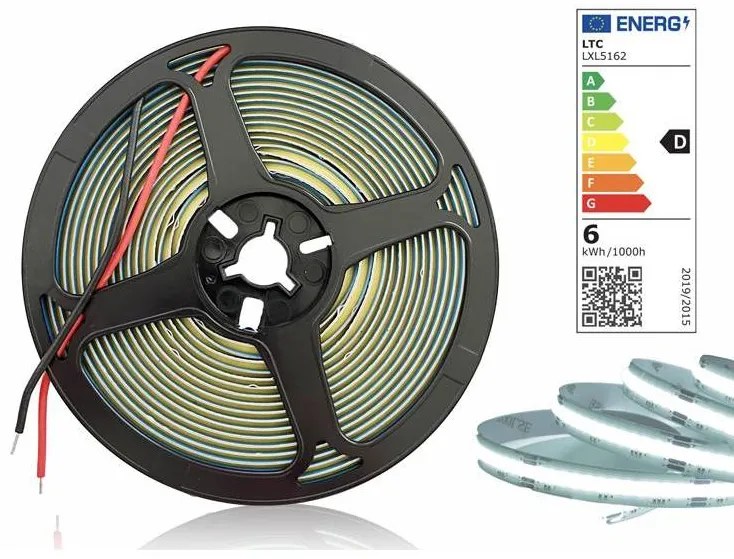 LED pásek 12V IP20 30W bílá studená 5m LTC LXL5162