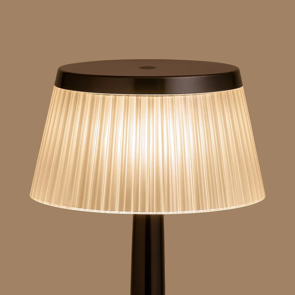 Stolní lampa Easy, 1x transparentní stínítko, b