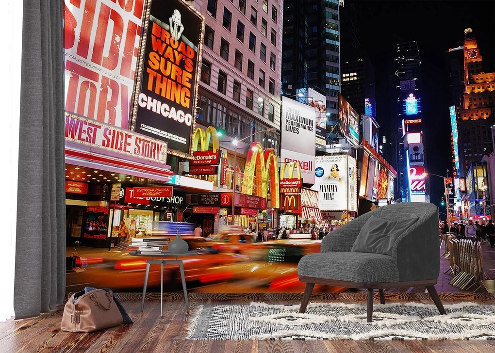 Fototapeta na zed' Noční Times Square | 360 x 254 cm | DFTS1308