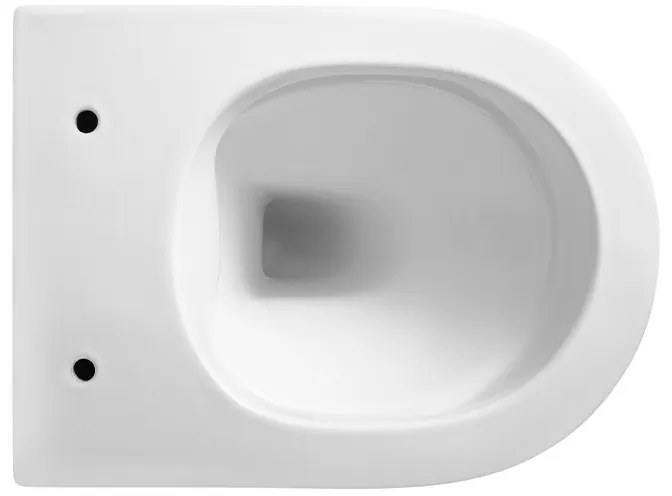 BPS-koupelny Závěsná WC mísa se SoftClose sedátkem HYD-4709, bílá