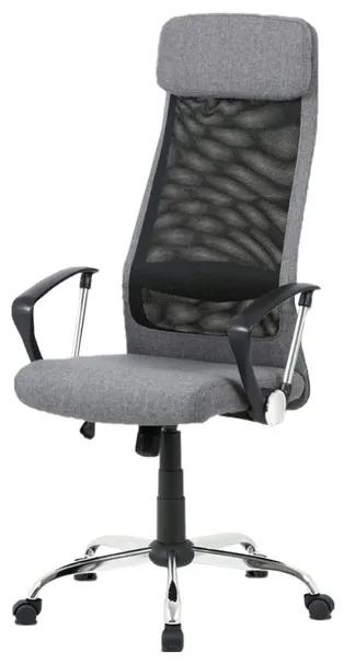 Sconto Kancelářská židle EDISON šedá