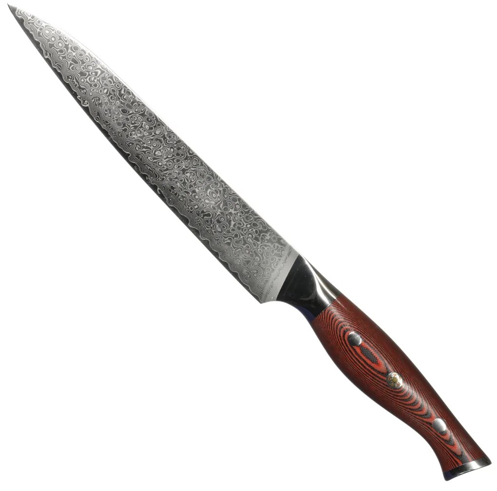 Plátkovací nůž Seburo Damascus 200mm