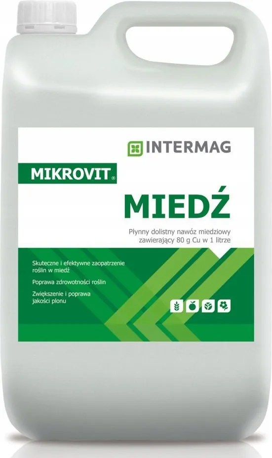 Mikrovit měď 75 20L Intermag listové hnojivo