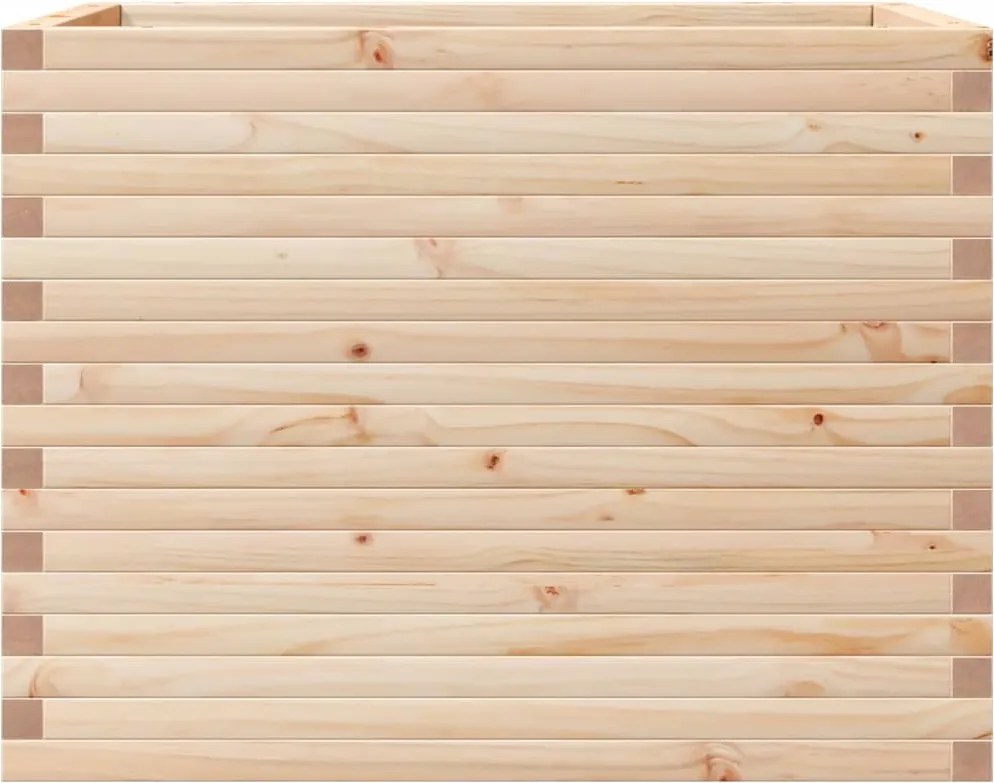 Zahradní truhlík 90 x 60 x 68,5 cm masivní borové dřevo 3282499