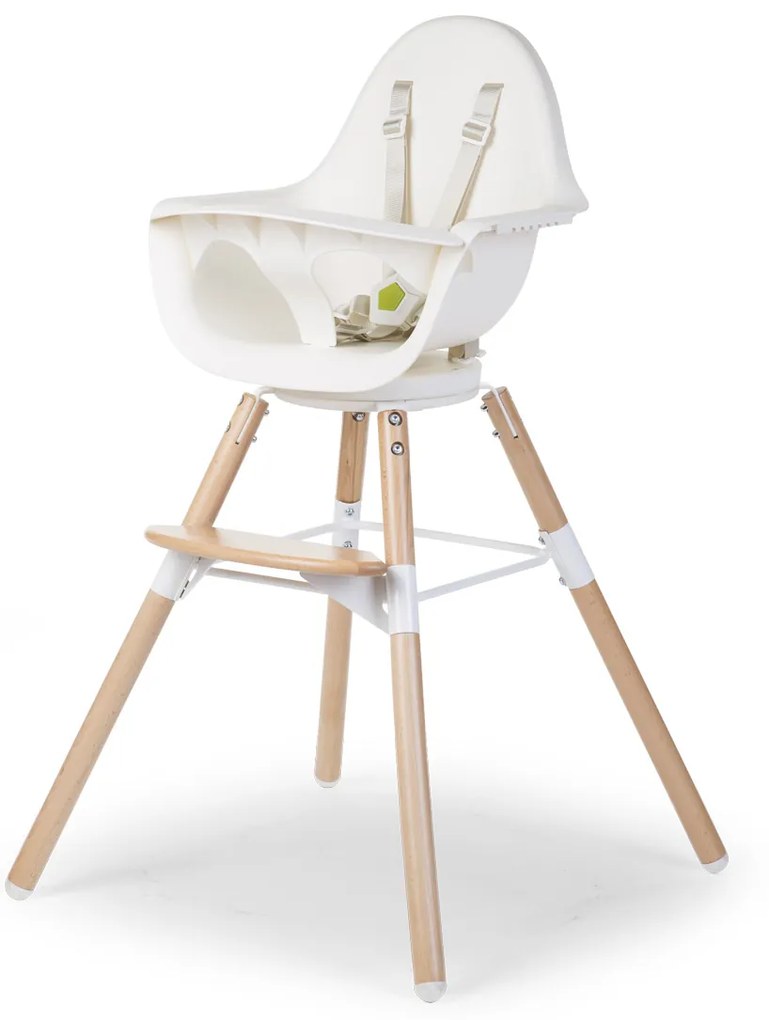 Childhome dětská otočná židlička 2V1 EVOLU ONE.80° natural white