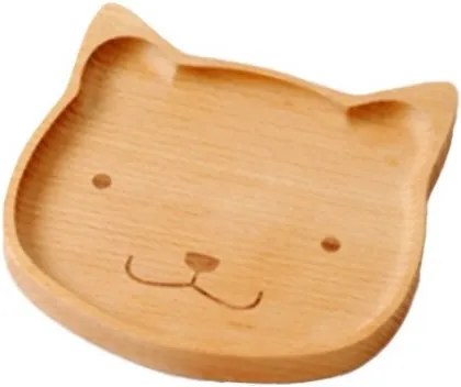 Dřevobox Dřevěný talířek - kočka