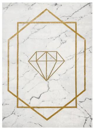 koberec EMERALD výhradní 1019 glamour, stylový diamant, mramor krém / velikost 140x190 cm | krásné koberce cz