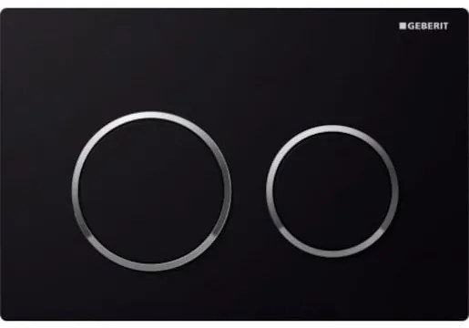 Geberit Omega20 ovládací tlačítko plast černá lesk 115.085.KM.1