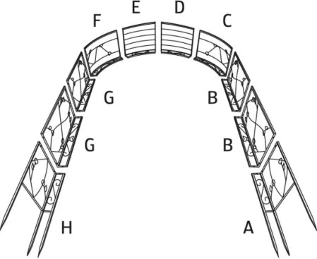 Kovový zahradní květinový oblouk BestBerg BBFA-10B / 260 × 134 × 38 cm / černá