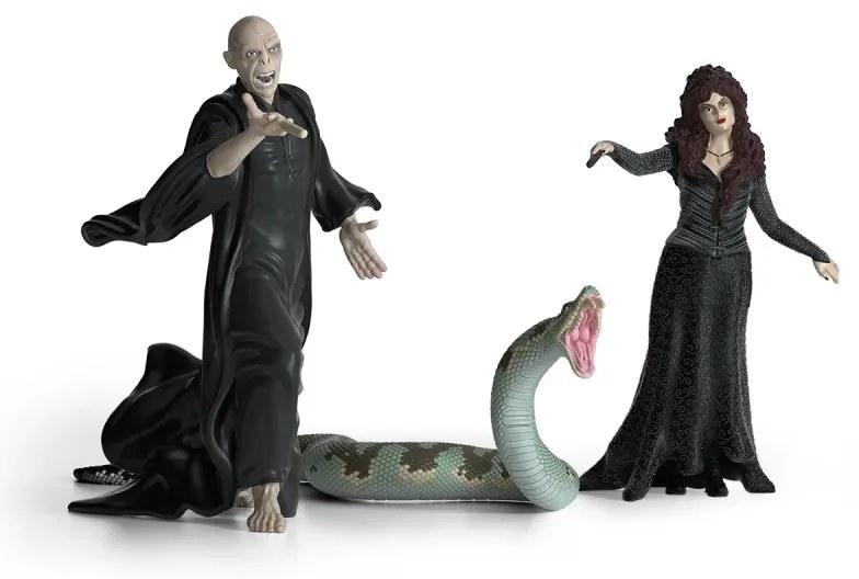 Figurky schleich harry potter lord voldemort, nagini a bellatrix lestrangeová 42684