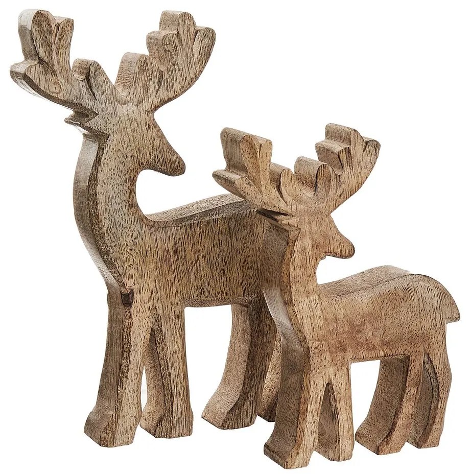 FOREST Dřevěný jelen 15 cm