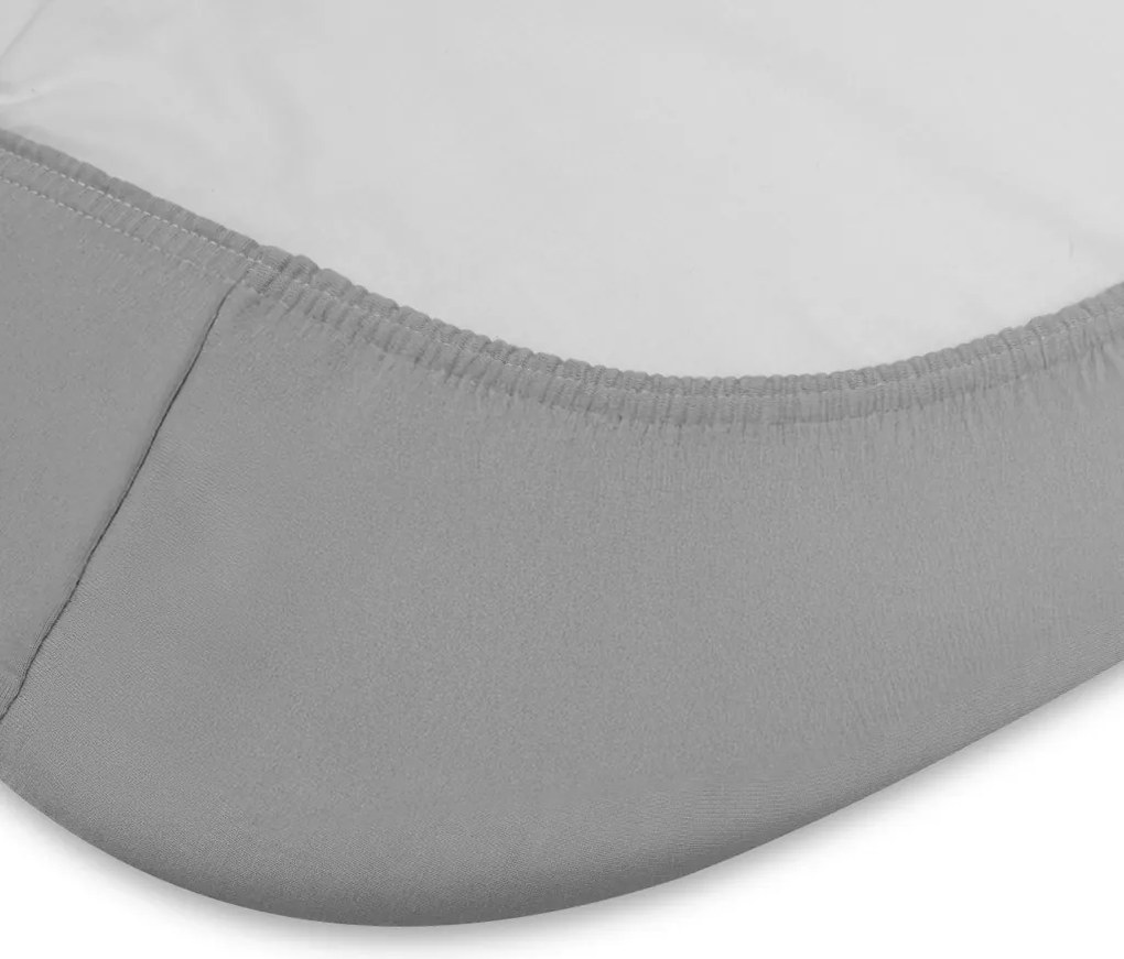 Prostěradlo Jersey do kočárku New Baby šedé 35x75cm