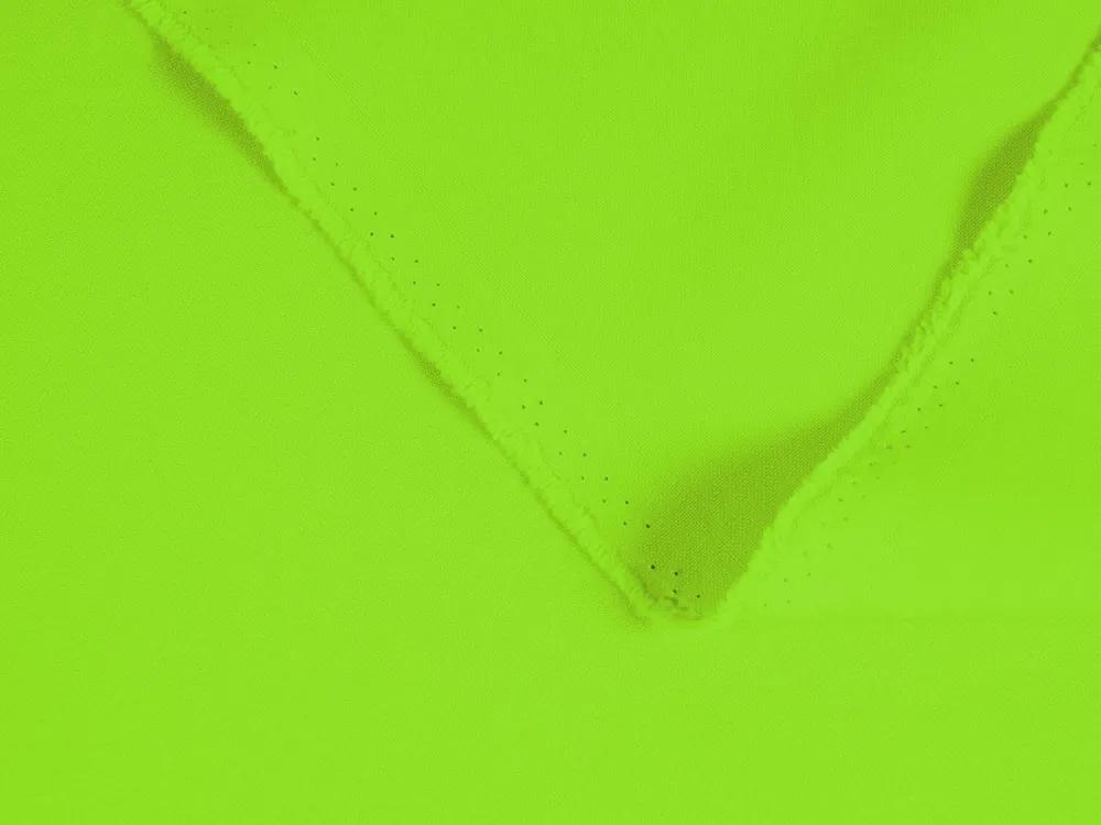 Biante Dekorační čtvercový ubrus Rongo RG-041 Zářivý zelený 100x100 cm
