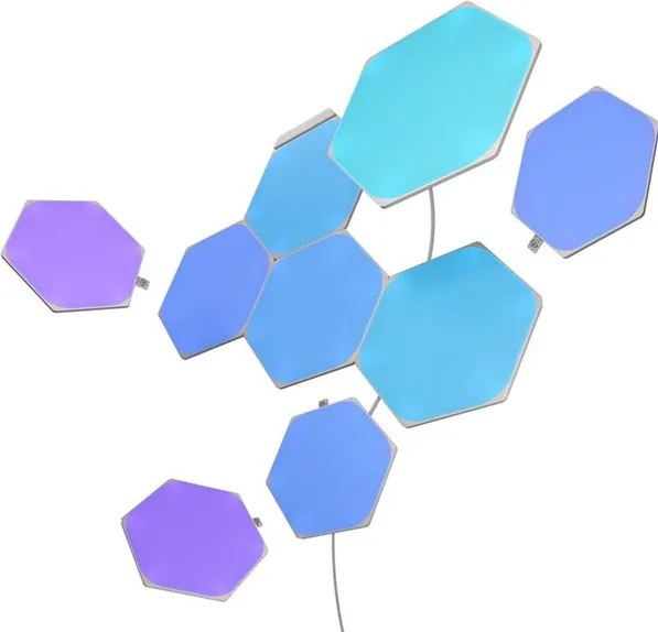 Nanoleaf Shapes Hexagons Smarter Kit 9 Panels Bílá