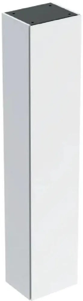 Geberit iCon - Vysoká skříňka 1800x360x291 mm, 1 dvířka, panty L/P, lesklá bílá 502.316.01.1