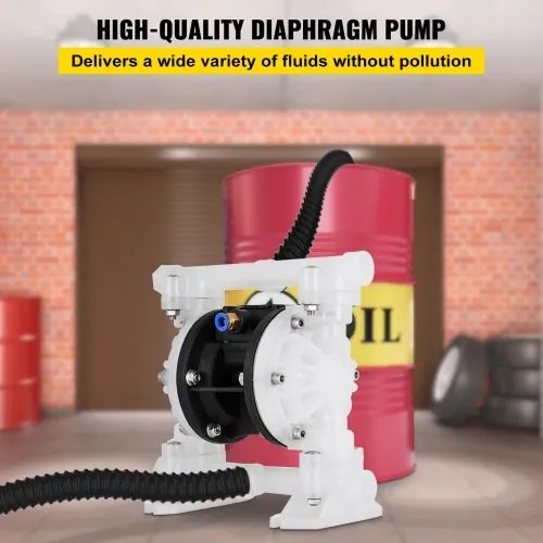 Vzduchové dvojité membránové čerpadlo 26,5 l/min 6,9 bar Polypropylenové membránové