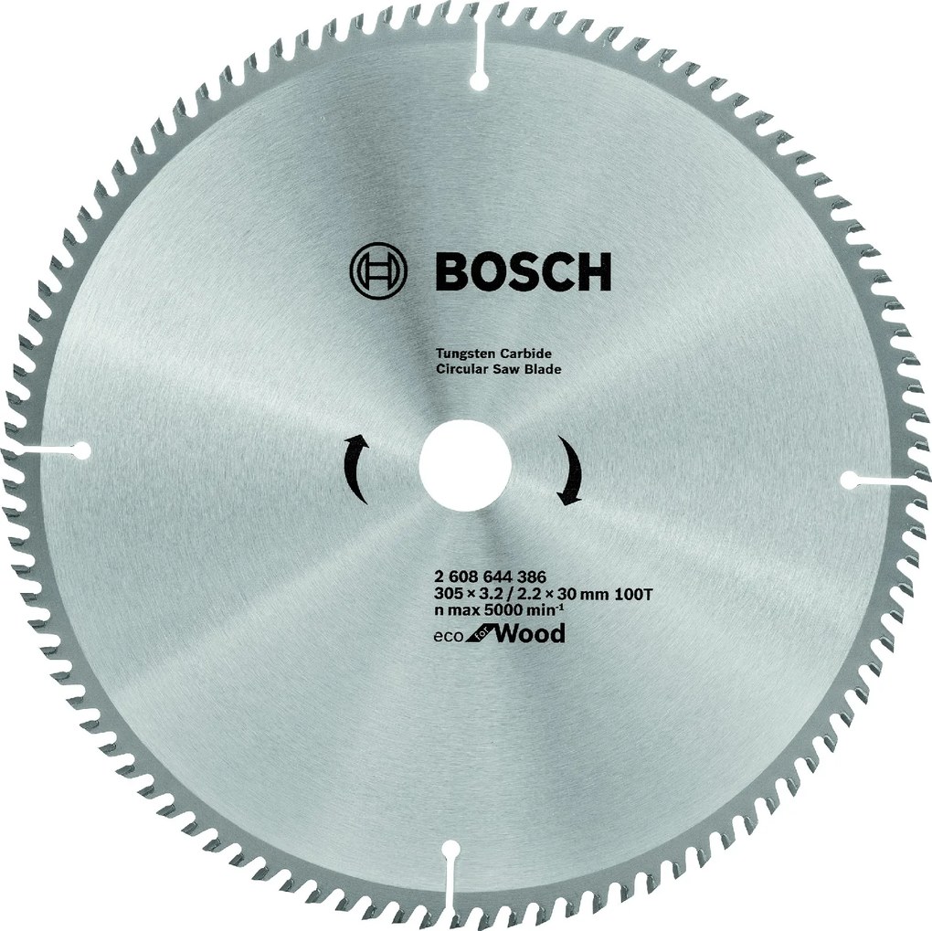 BOSCH Pilový kotouč Eco for Wood 2608644386 Dostupné varianty: Pilový kotouč - Bosch Eco for Wood ø305 x 3,2 x 30mm/100z.